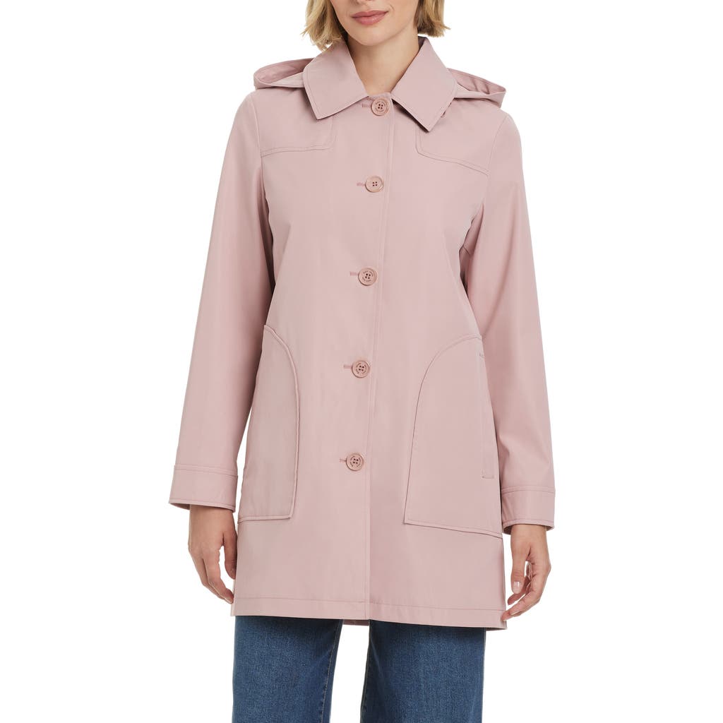 KATE SPADE NEW YORK Kate Spade Water Resistant Coat with Removable Hood